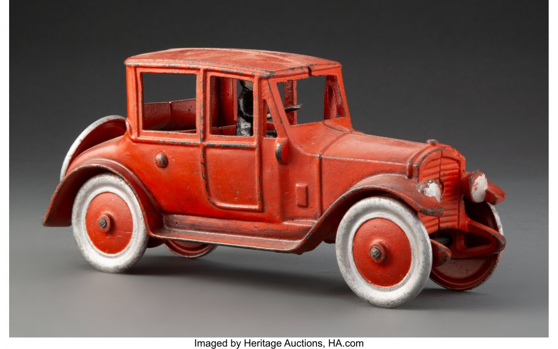 Cast Iron Automobile Toy 9 1/2 X 4 1/4 X 3 Inche