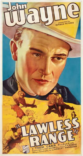 Lawless Range (republic, 1935). Three Sheet (41"