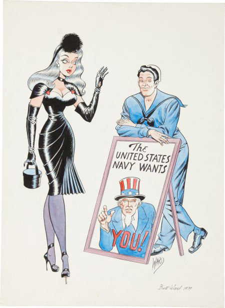 Bill Ward Torchy 1 Cover Re Creation Original Art 197