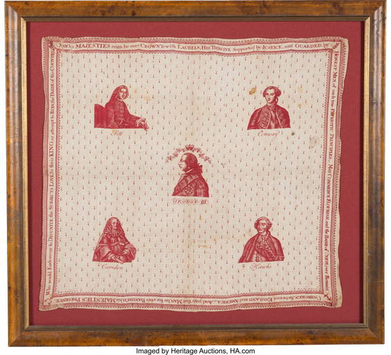 Anti Stamp Act Textile: Perhaps The Earliest Exp