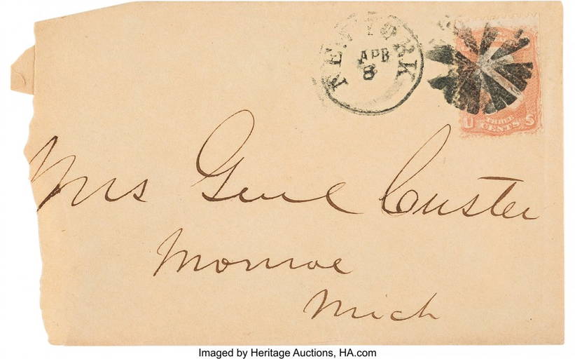 47051: General George Custer Signed Envelope. 4.75" x - Nov 06, 2021 ...