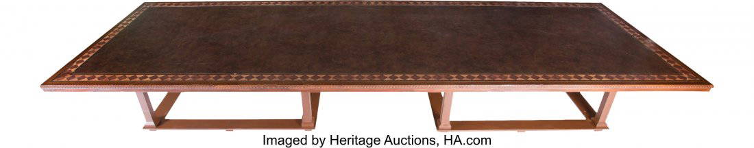 89297: Donald Trump's Iconic Boardroom Table From The C