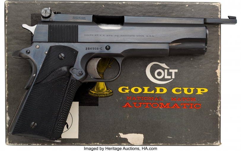 40225: Boxed And Customized Colt Government Model Semi