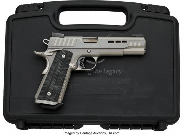 40244: Cased Kimber Rapide Black Ice Semi Automatic Pis