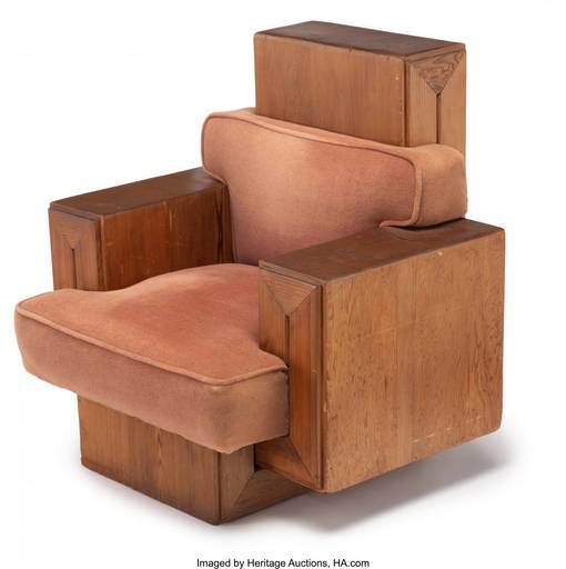 67032: Lloyd Wright (american, 1890 1978) Rare Arm Chai