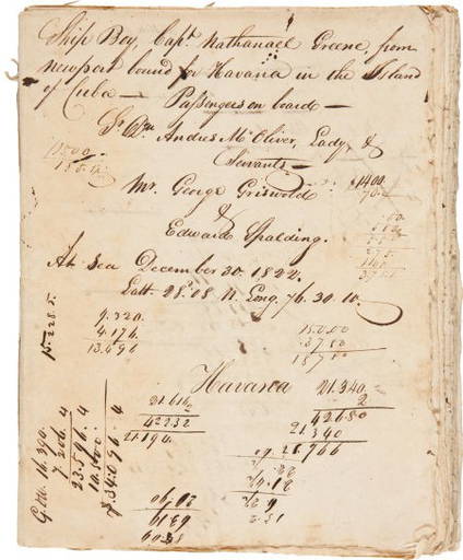 Ship's Log Book For Ship Boy.