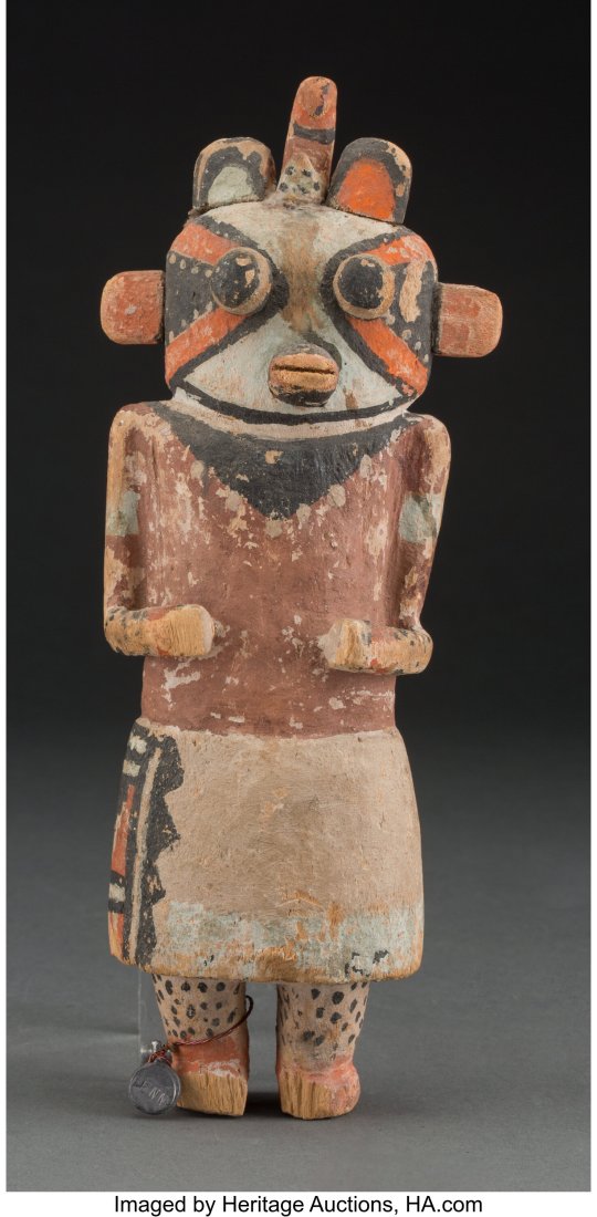 70025: A Hopi Katsina Doll Three Horn Katsina Carved