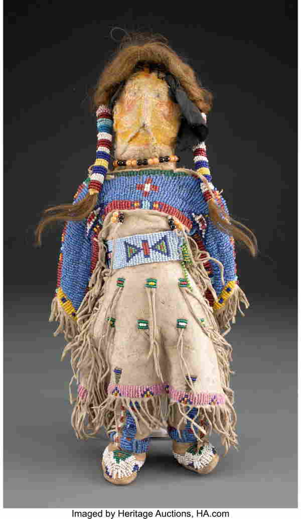 71219: A Sioux Beaded Hide Female Doll with Detachable - Nov 11, 2022 ...