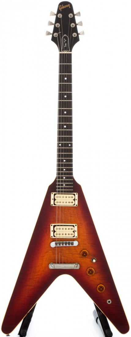 54399: 1982 Gibson The V Sunburst Solid Body Electric G