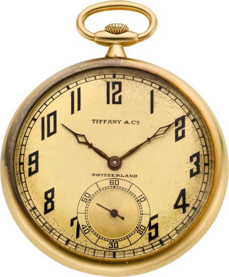 60324: Tiffany & Co. 18k Pocket Watch By Touchon & Co.