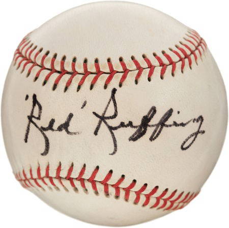 Circa 1960 Charles "red" Ruffing Single Signed B