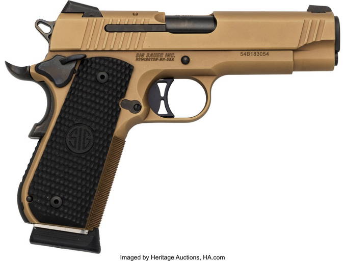 40302: Sig Sauer Model 1911 Fastback Emperor Scorpion C