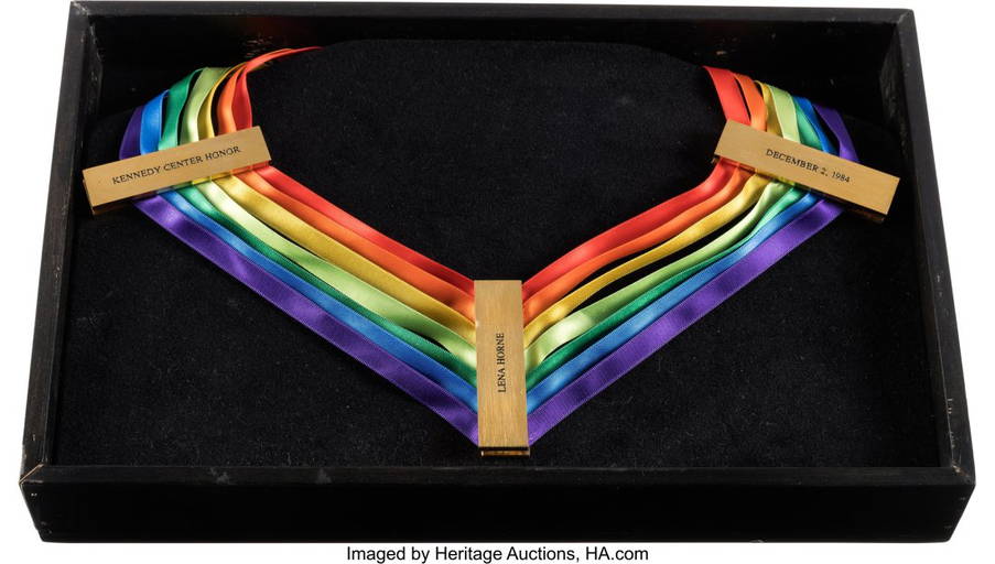 89253: Lena Horne's Kennedy Center Honors Award Ribbon - Dec 17, 2022 ...