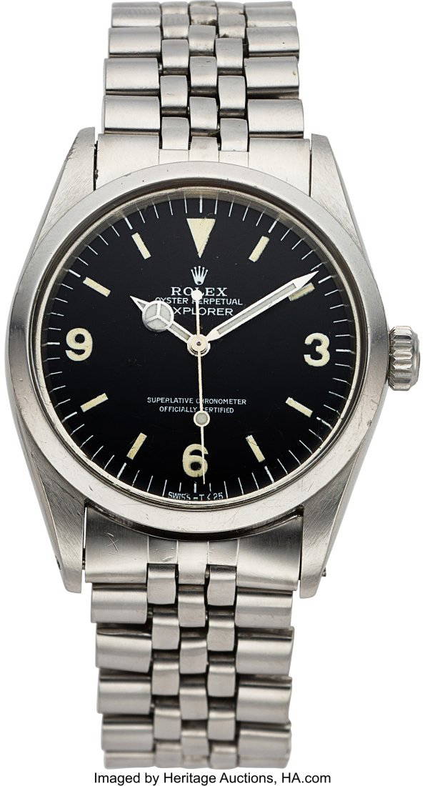 54096: Rolex Oyster Perpetual Explorer 1 Watch. Ref: 10 Auction