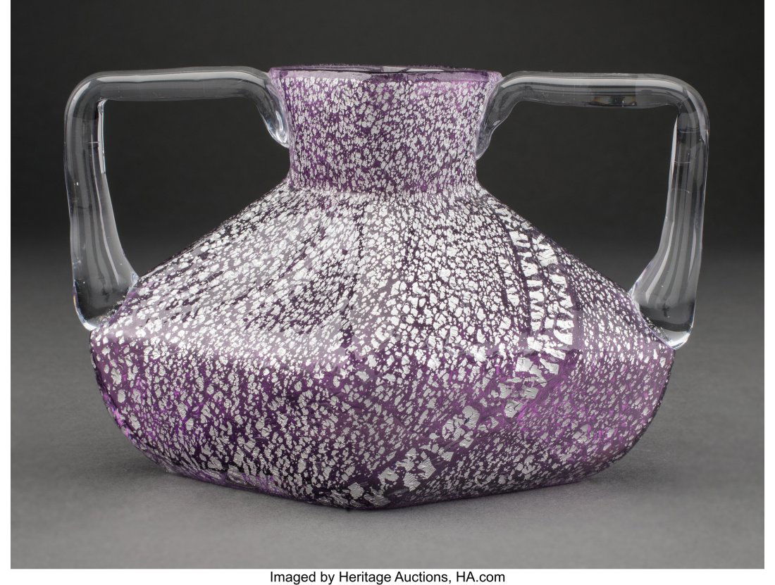 79158: Fine Marie Kirschner For Loetz Violet Argentan G Auction