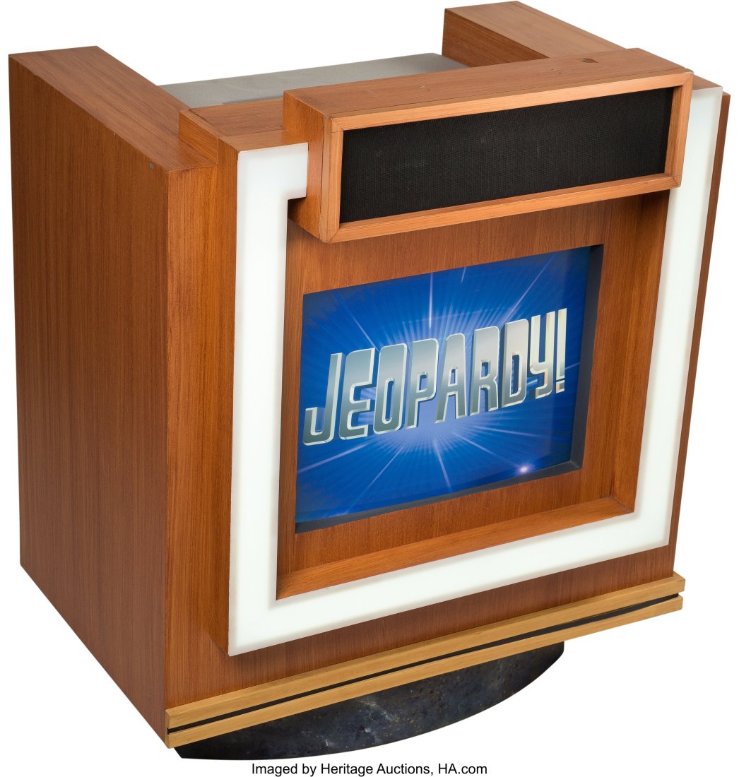 89811: Contestant Podium #1 With Buzz In Button And Lit