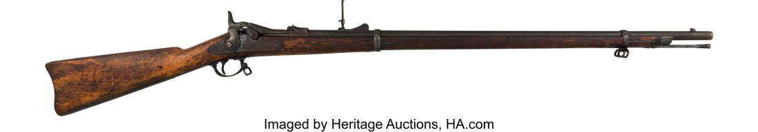 40020: U.s. Springfield Model 1873 Trapdoor Rifle. Se Auction