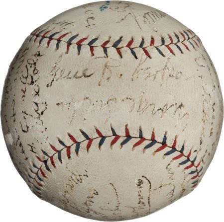 1922 St. Louis Browns Team Signed Baseball.