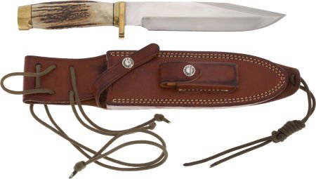 Randall Model 14 Attack Knife With Early Scabbar