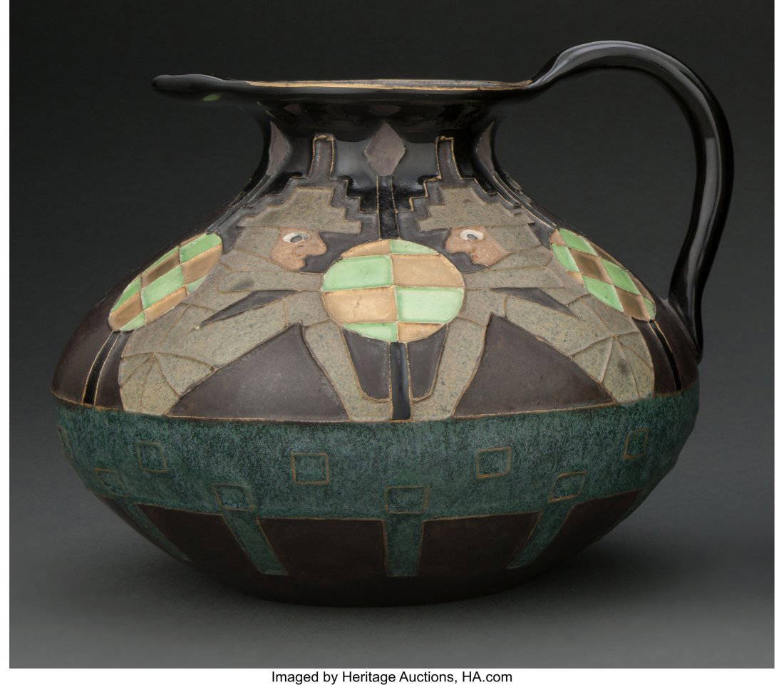 79114: Ed. Stellmacher & Co. Amphora Partial-gilt Earth Auction