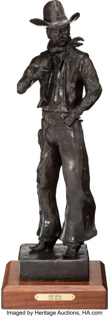 46110: J. D. Woods (american, 1930-2011) Old Slim, 1981 Auction