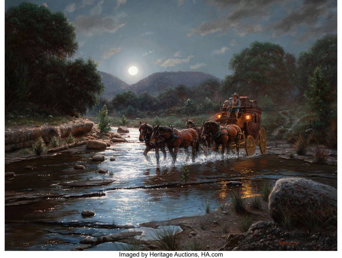 46118: Mark Keathley (american, B. 1963) Central Texas Auction