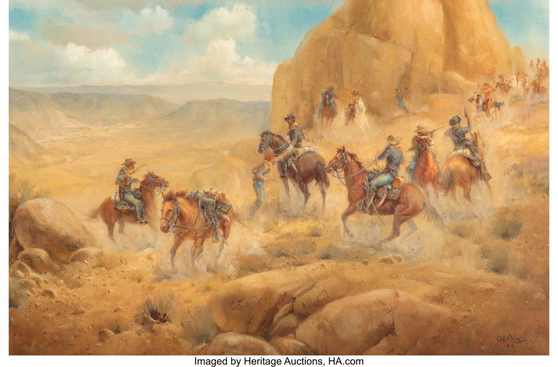 46138: Barbara Garvin (american, B. 1936) The Rescue Of Auction