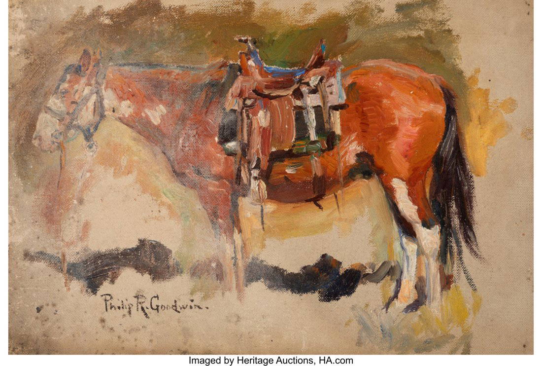 46030: Philip Russell Goodwin (american, 1881-1935) Sad Auction