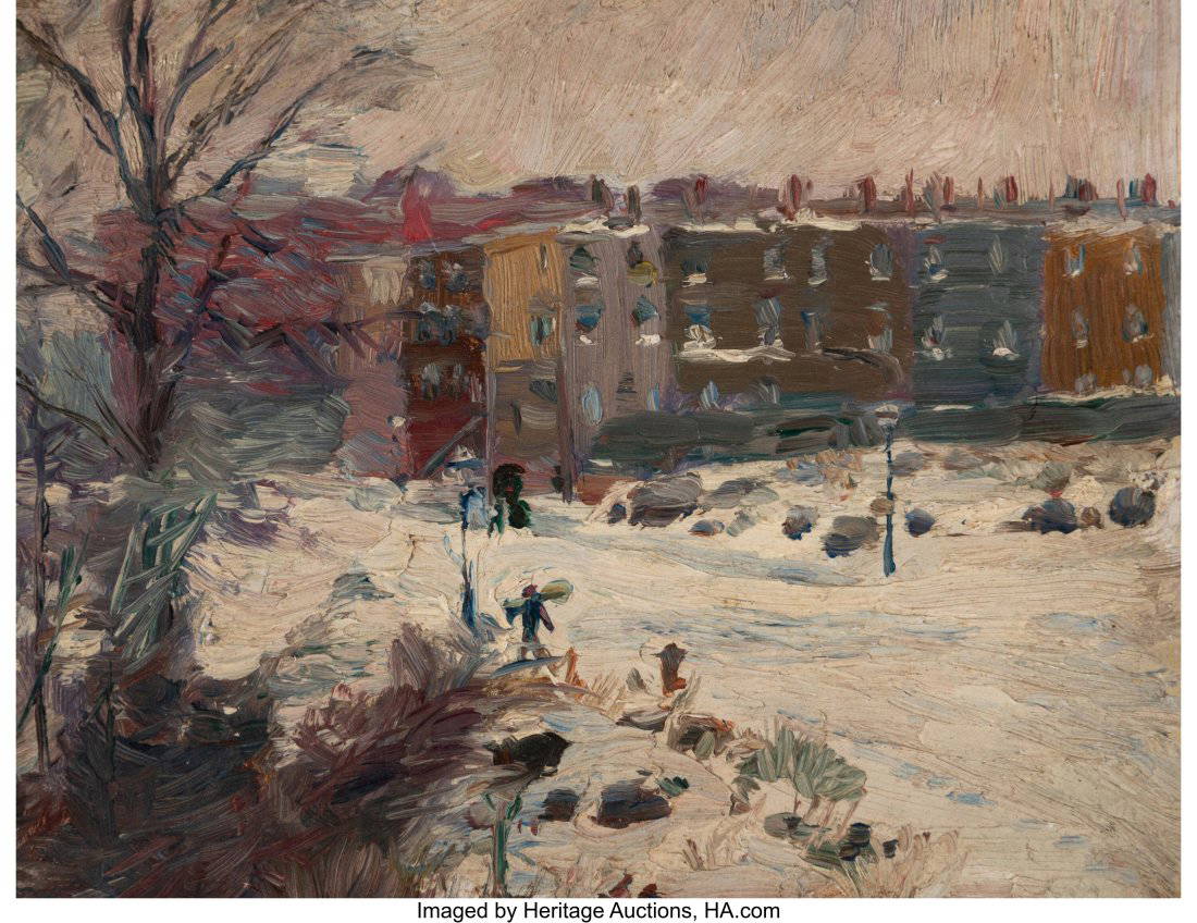 46055: Philip Russell Goodwin (american, 1881-1935) Sno Auction
