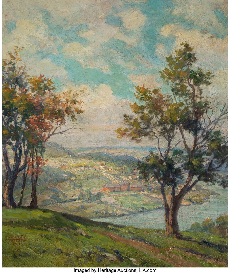 32032: George William Sotter (american, 1879-1953) Spri Auction
