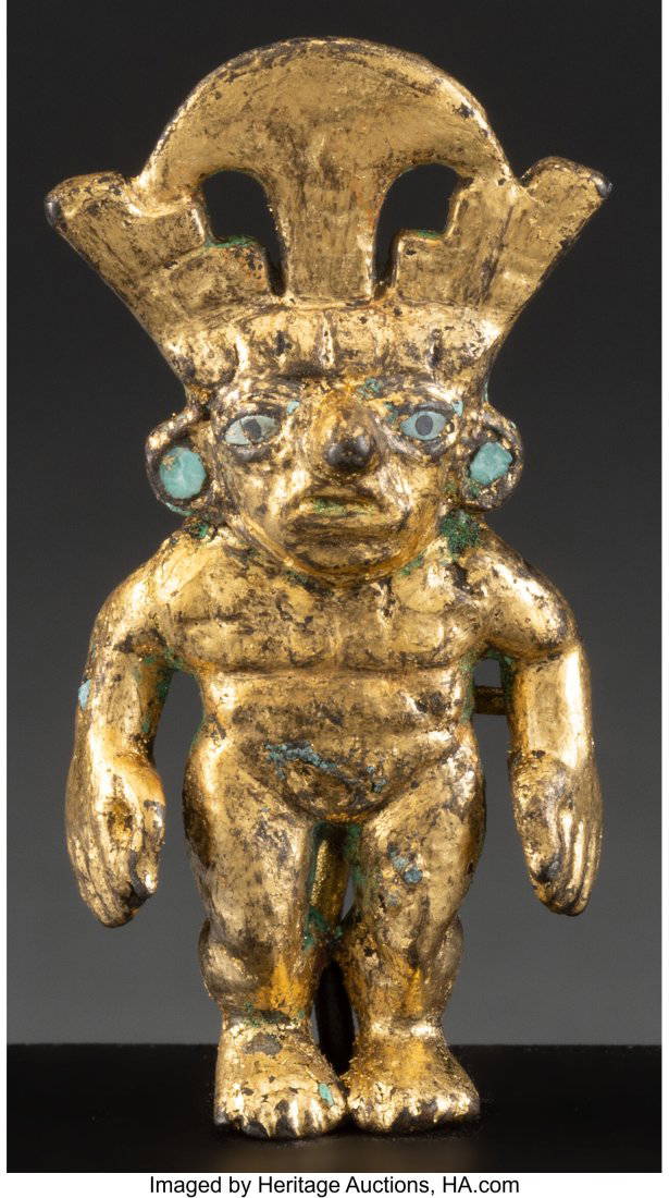 70289: A Miniature Moche Gold Figure North Coast Peru, - Jun 04, 2024 ...