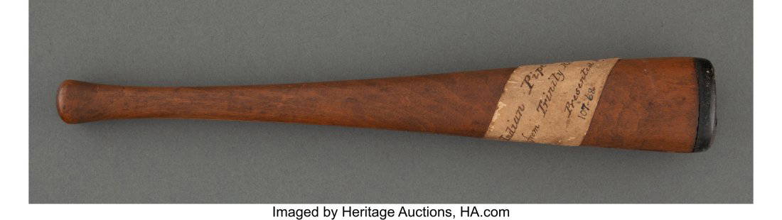 70153: A Hupa Pipe C. 1900 Wood, Stone, With Old Pape Auction
