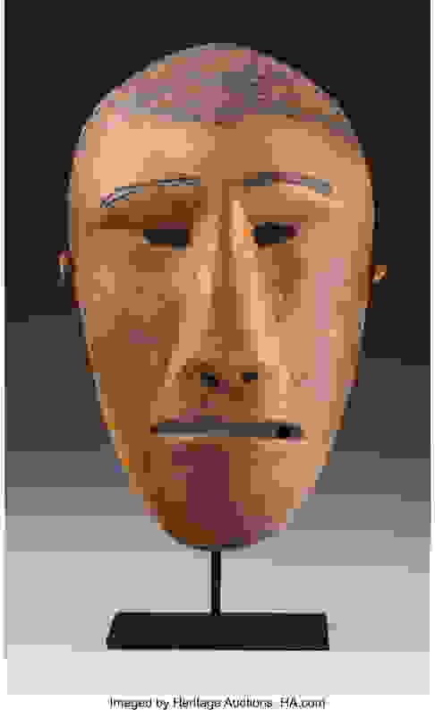 70461: A Cherokee Carved Wood Booger Mask Signed Mor Auction