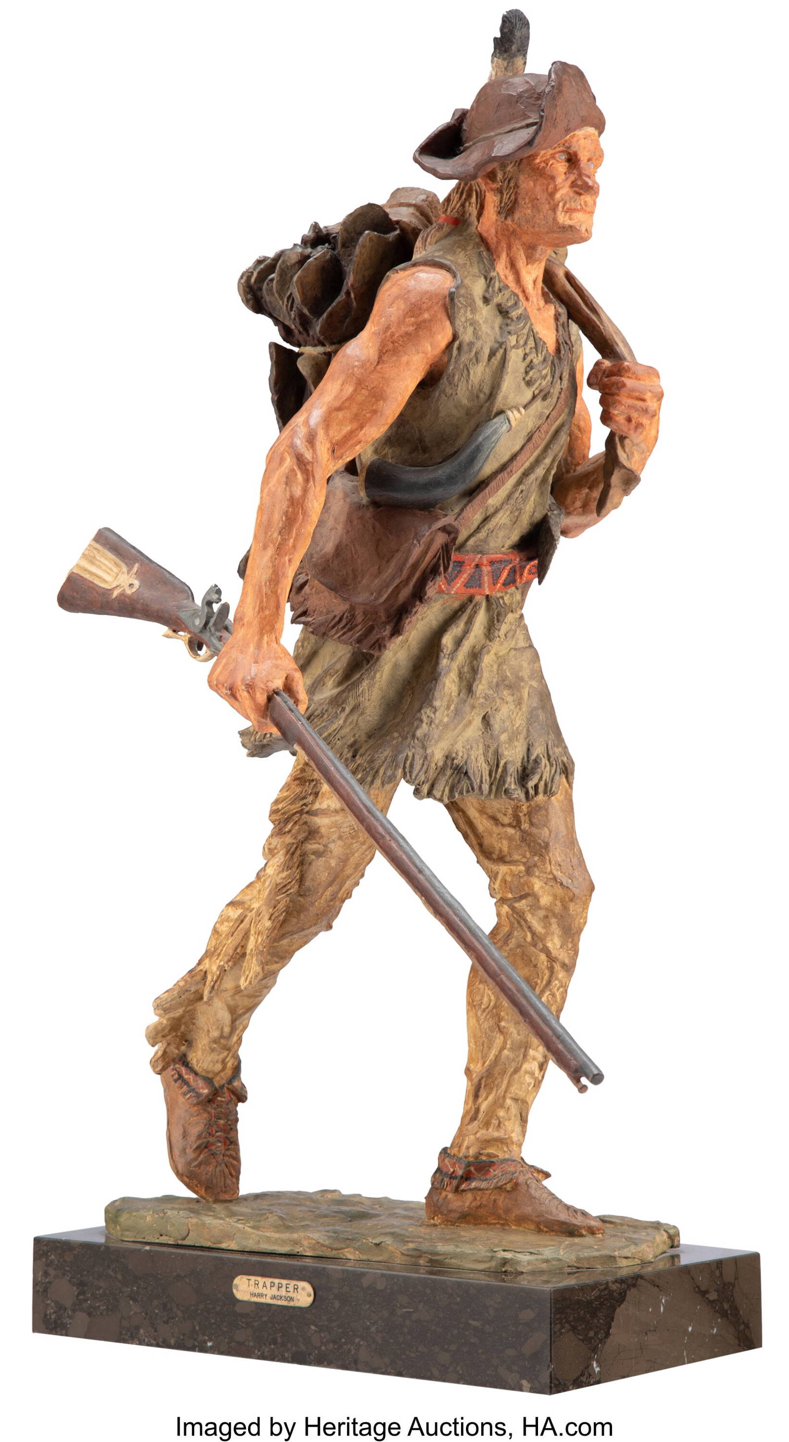 46023: Harry Jackson (american, 1924-2011) The Trapper, Auction