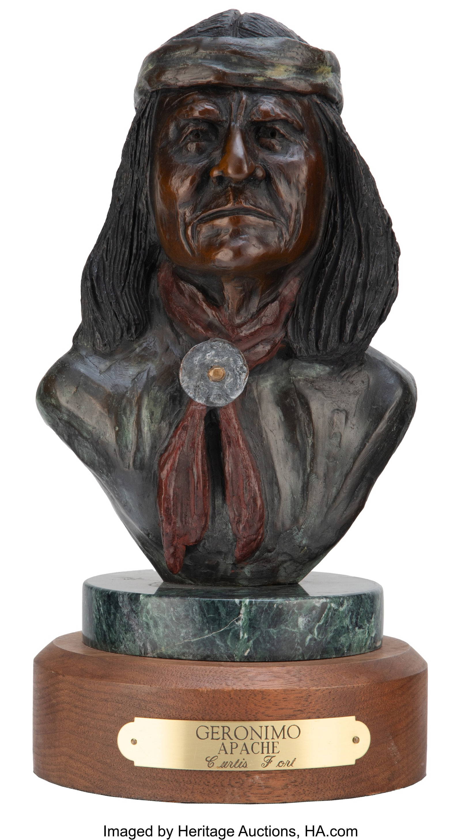 46032: Curtis Fort (american, B. 1949) Geronimo, 1994 B Auction
