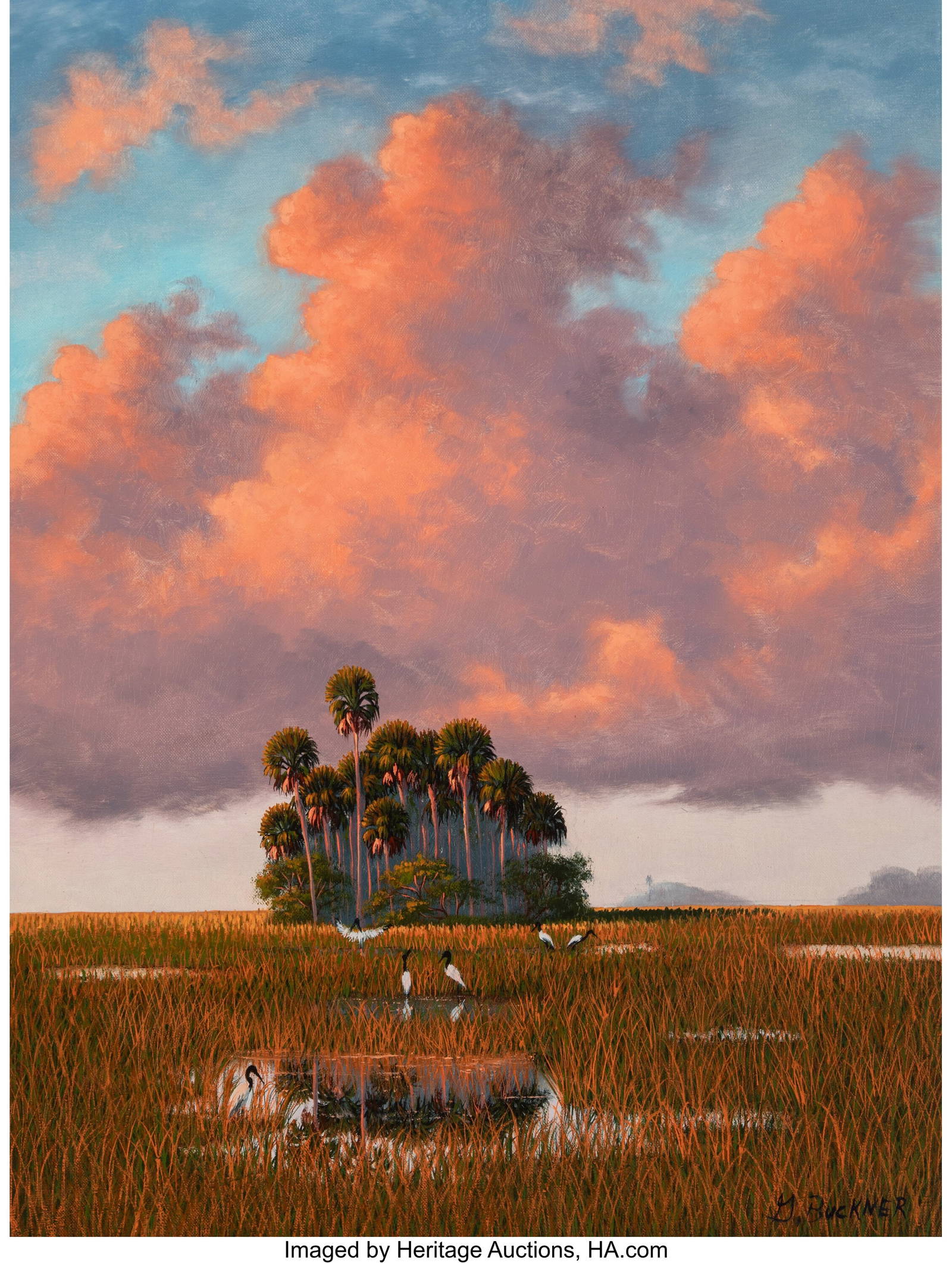 35075: George Buckner (american, 1942-2002) The Grey Eg Auction