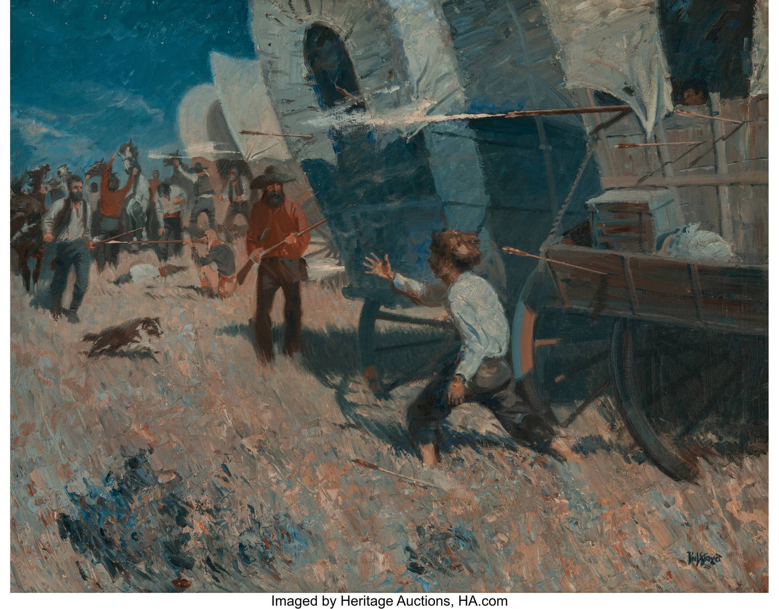 18082: Paul Strayer (american, 1885-1981) The Hold Up, - Dec 09, 2024 | Heritage Auctions In Tx