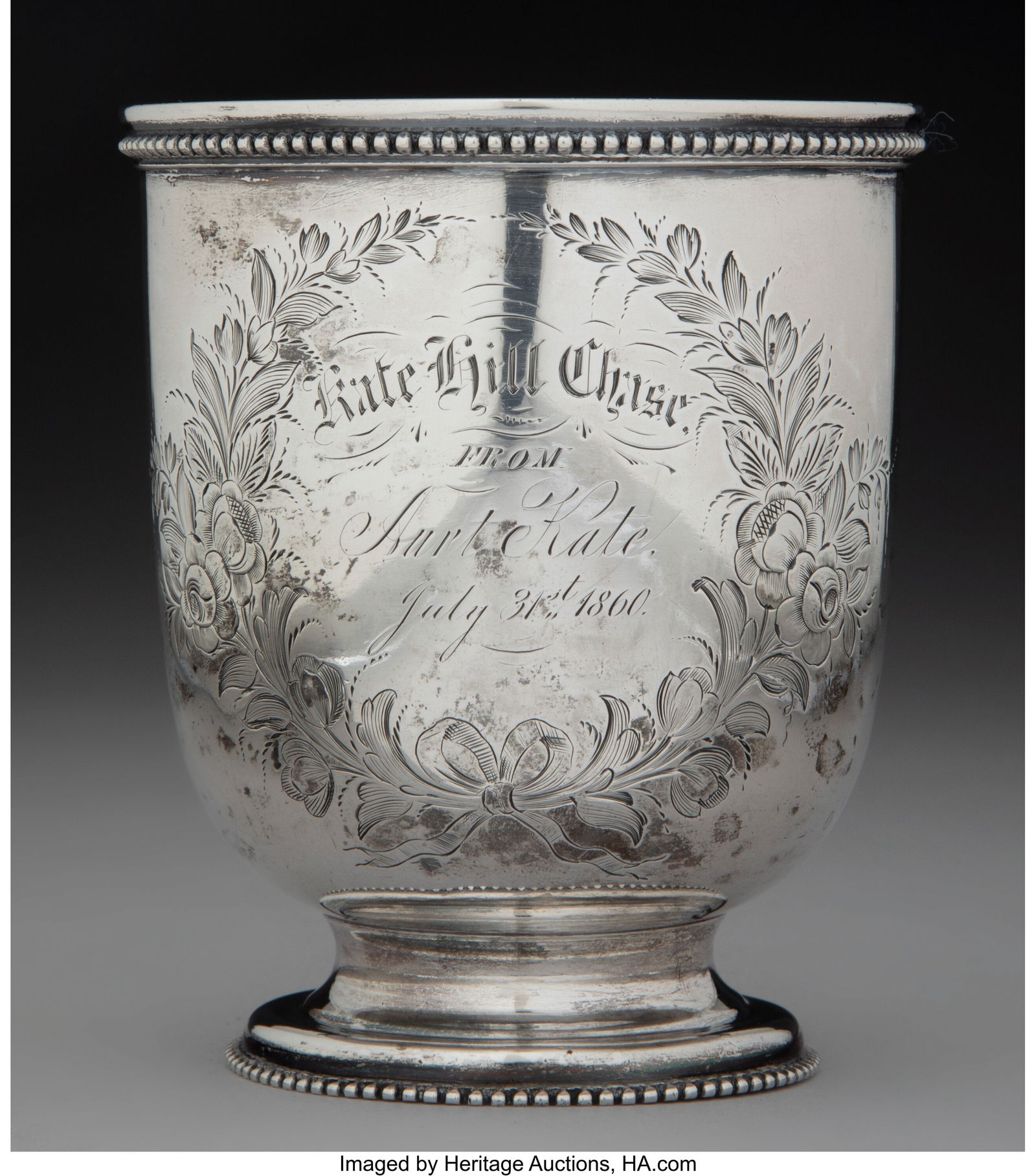 A Newell Harding & Co. Coin Silver Cup, Boston, - Dec 12, 2024 ...