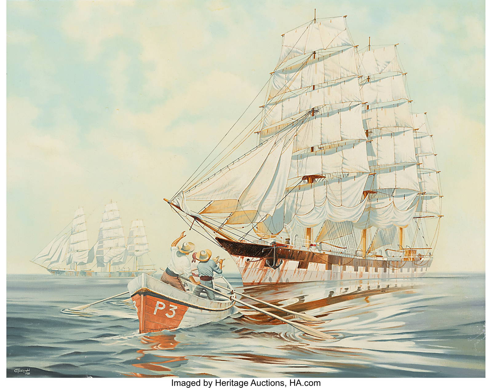 27111: George T. Brown (american, 20th Century) Pernamb Auction