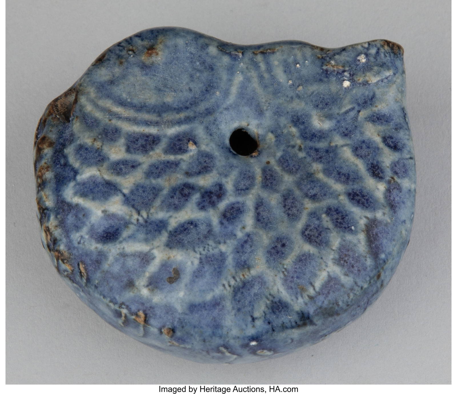 27185: A Korean Blue And White Ceramic Water Dropper, J Auction