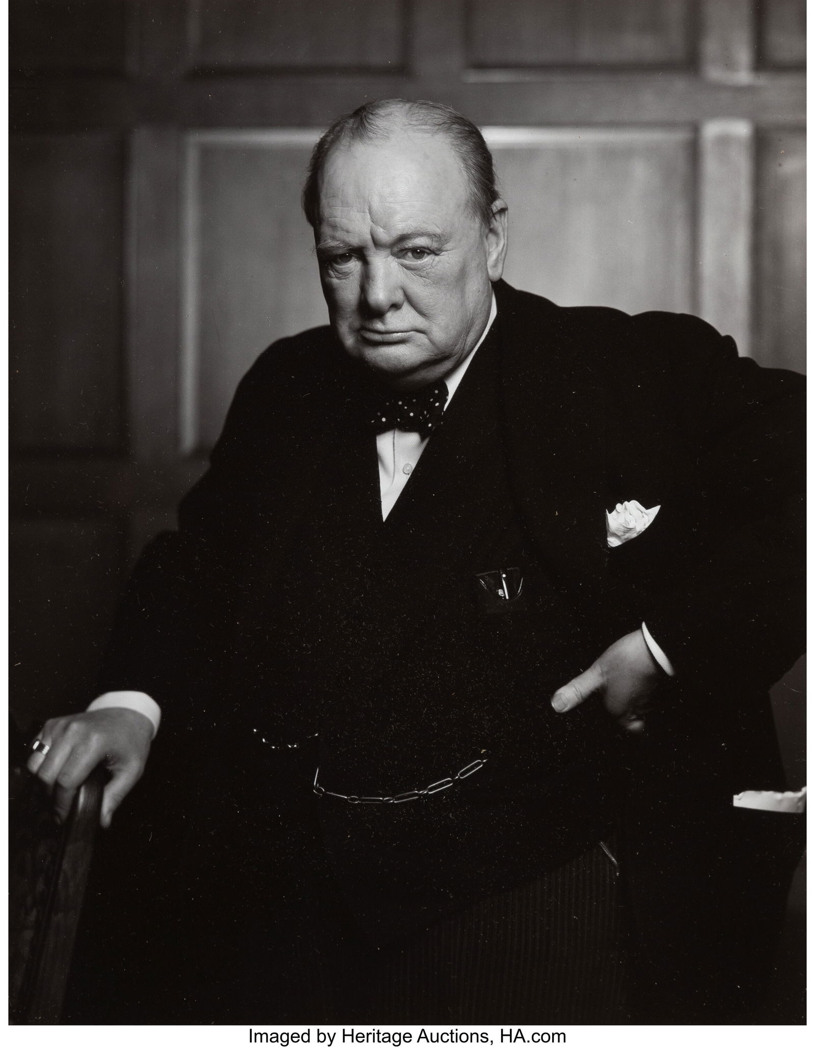 73060: Yousuf Karsh (canadian, 1908-2002) Winston Churc Auction