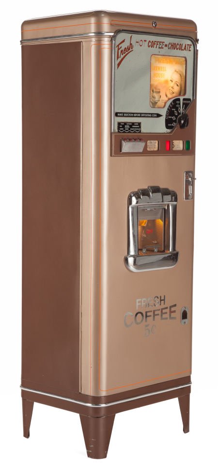 87089: COIN OPERATED VINTAGE COFFEE VENDING MACHINE 20t - Feb 23, 2013 ...