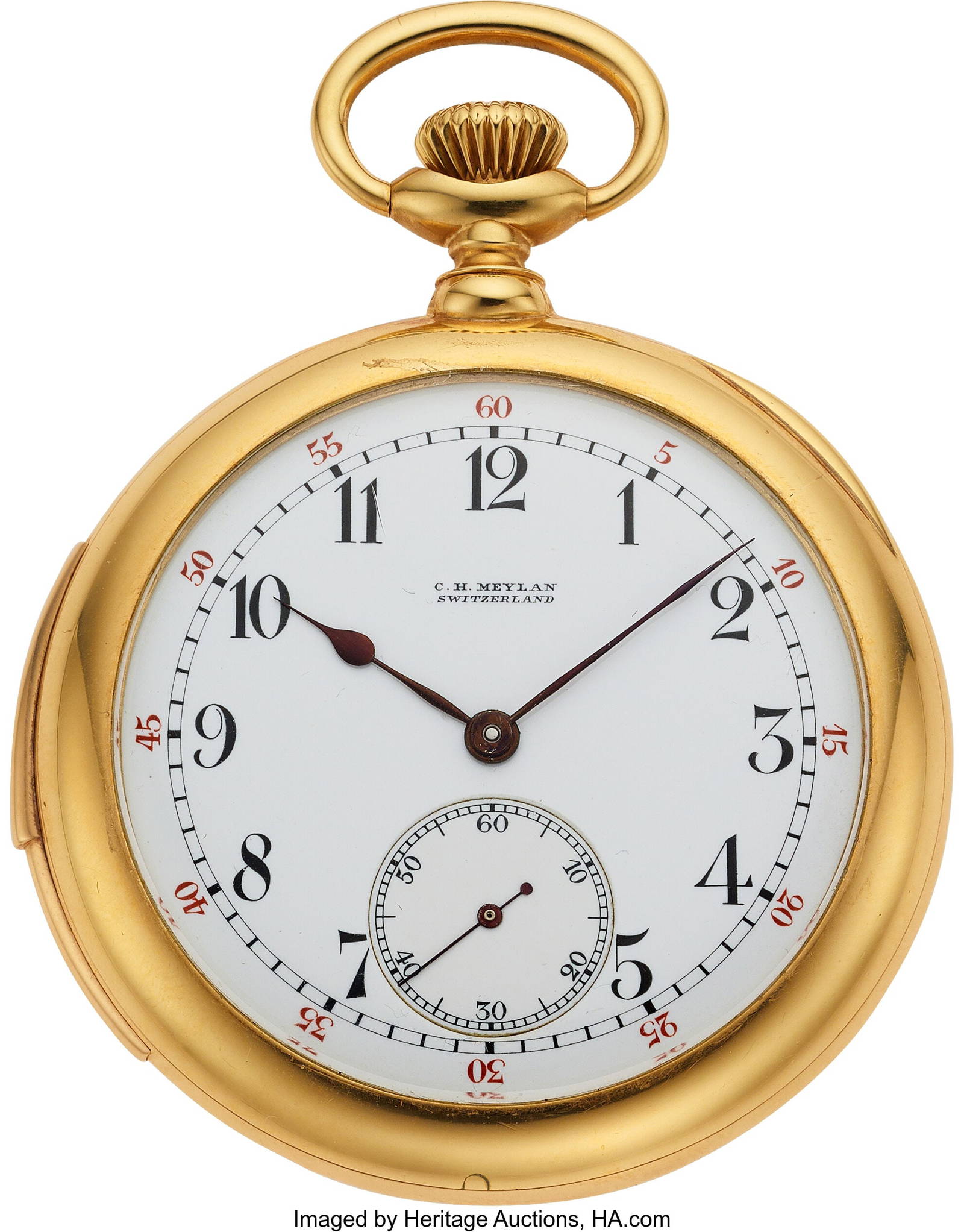 54230: C.h. Meylan, First Quality Gold Minute Repeater, Auction