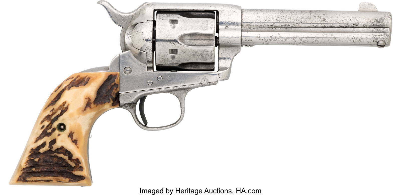 40064: Colt Single Action Army Civilian Revolver. Ser Auction