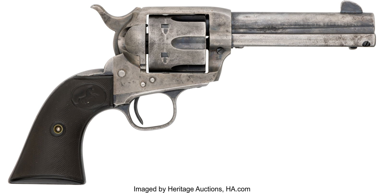 40070: Colt Single Action Army Revolver With Leather Ho Auction