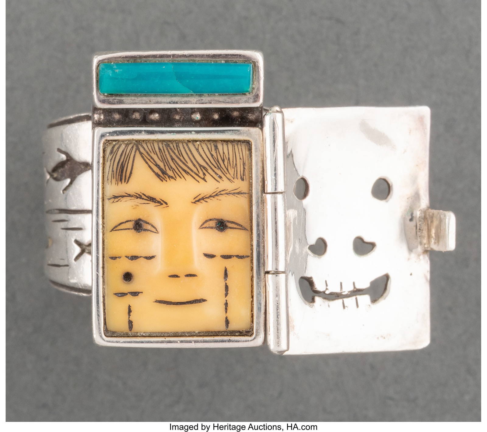 70017: An Alaskan Eskimo Transformation Ring Seal Hunt Auction