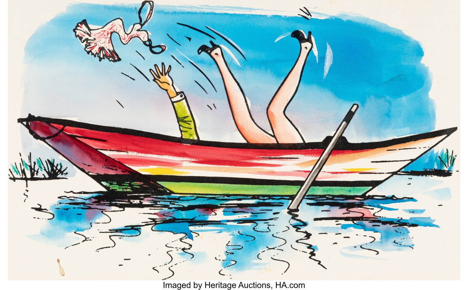 18011: Jean Bellus (french, 1911-1967) So Romantic Auction