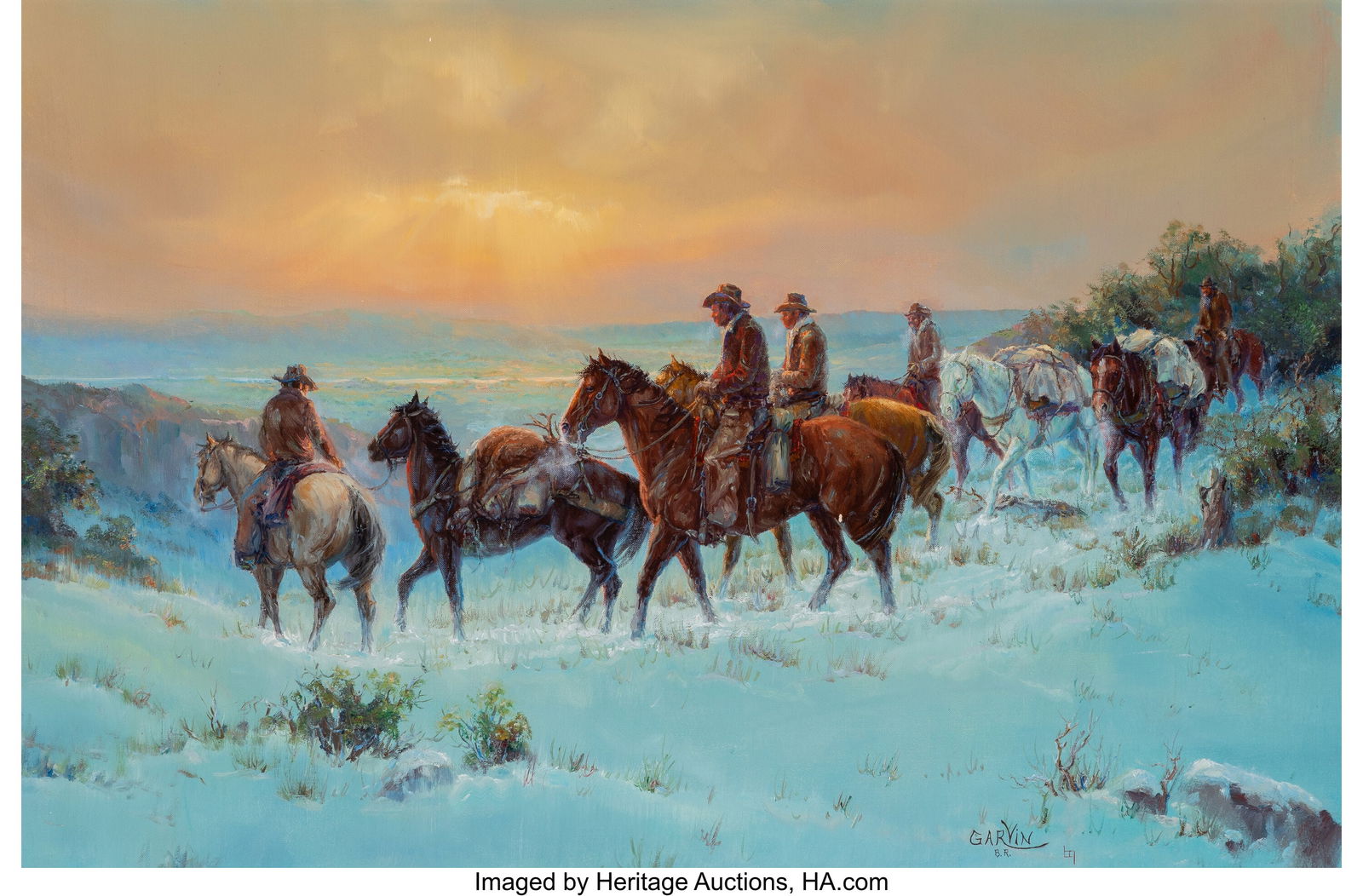 Barbara Garvin (american, B. 1936) A Winter Ride - Jul 29, 2025 ...