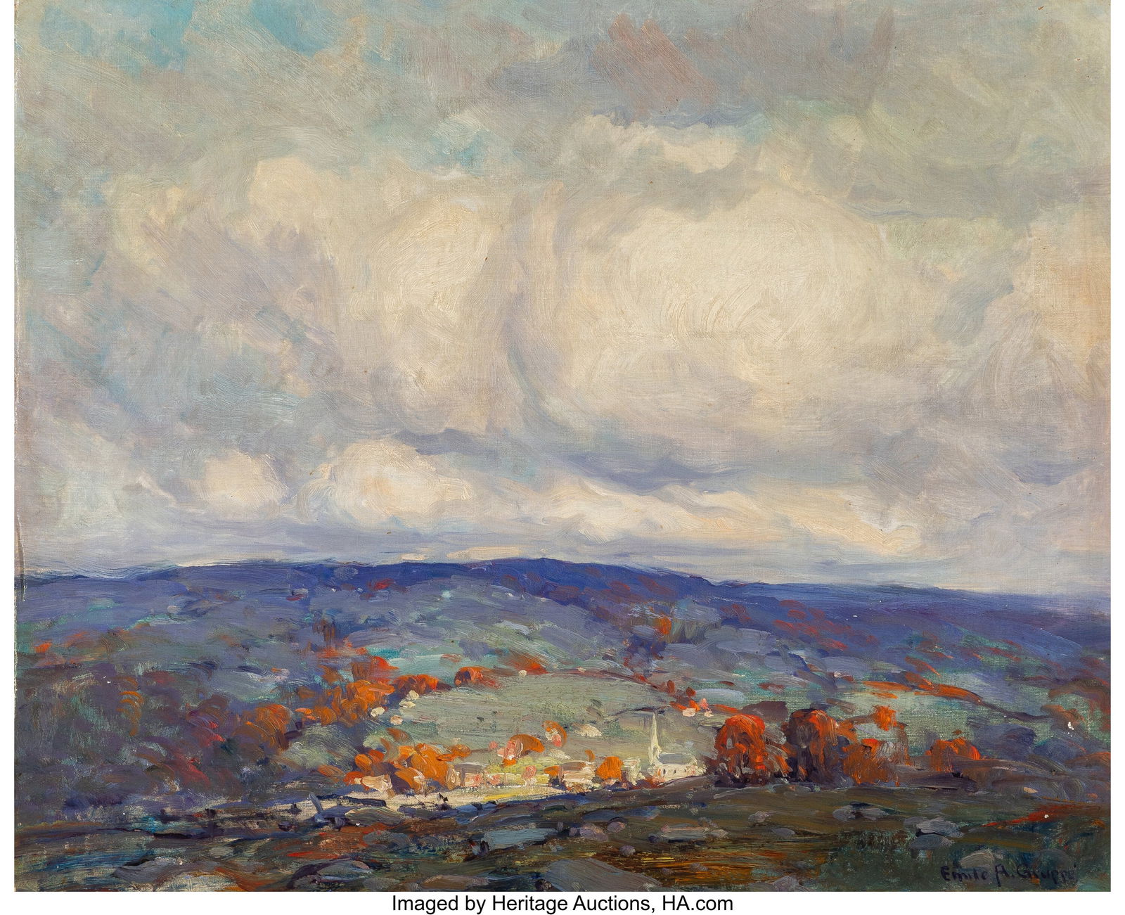 Emile Albert Gruppe (american, 1896-1978) Sunfal Auction