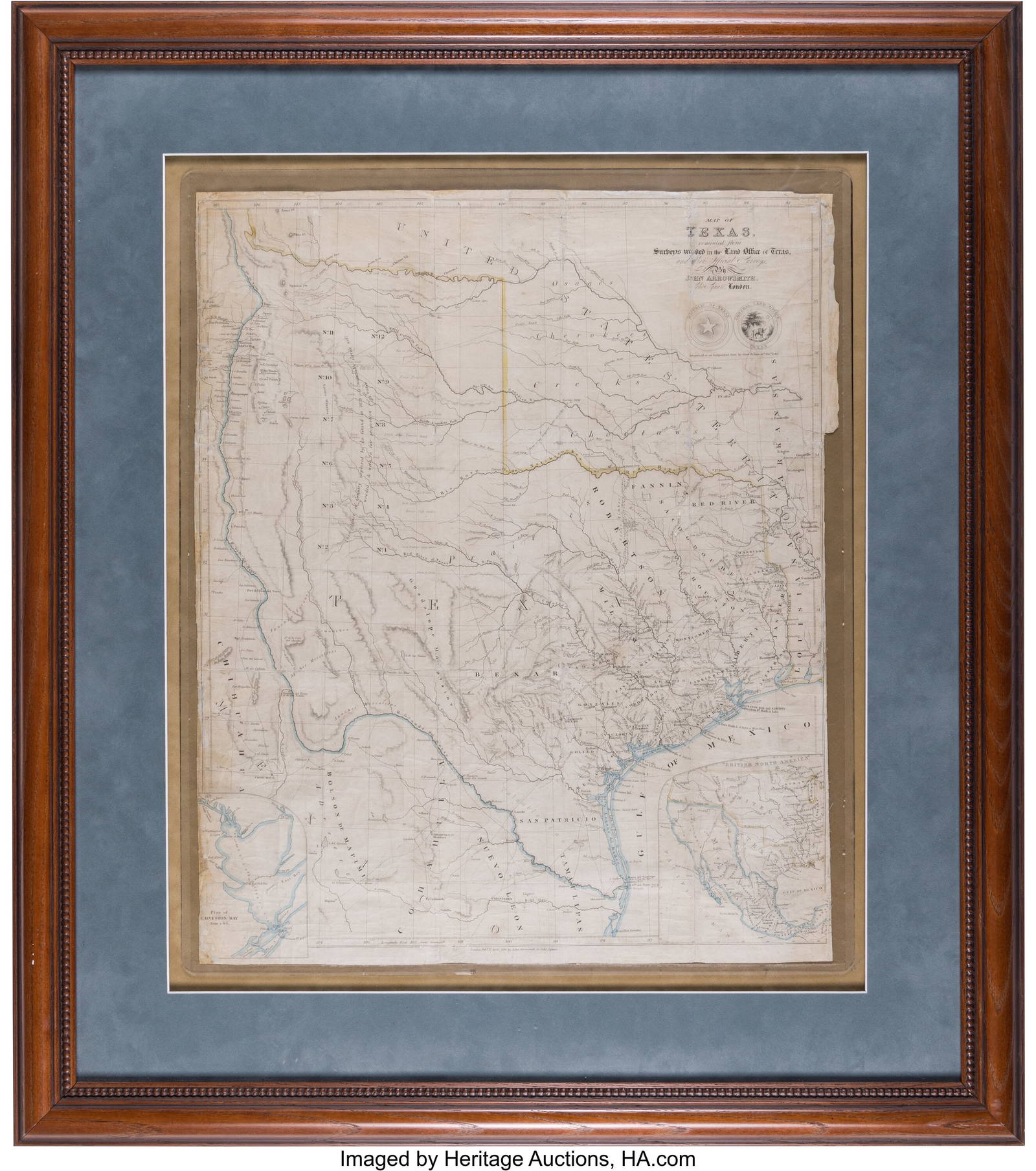John Arrowsmith. Map Of Texas, Compiled From Sur - Aug 08, 2025 ...